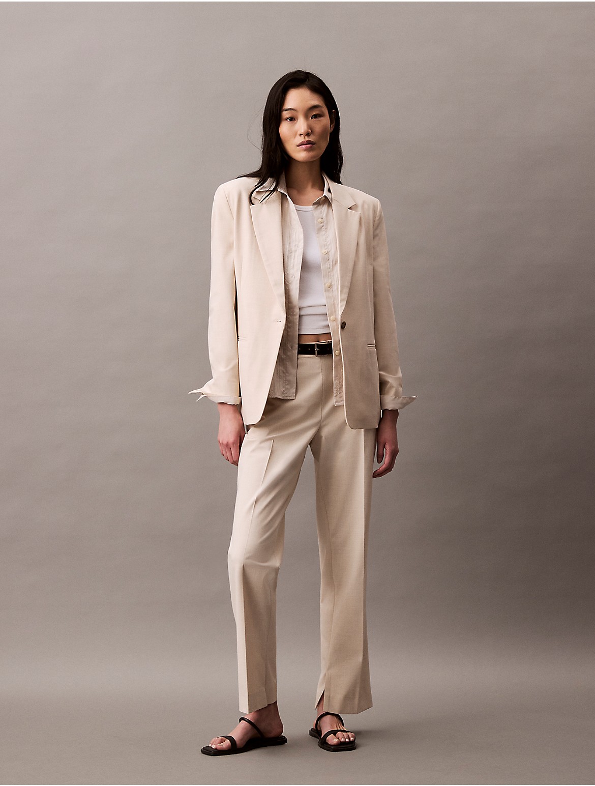CALVIN KLEIN Refined Stretch Tapered Trouser